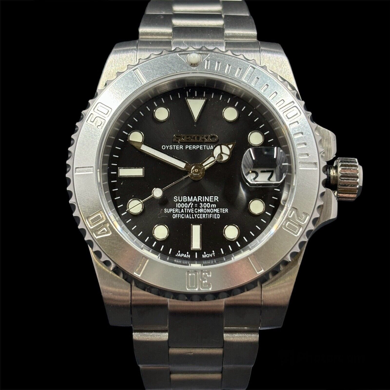 SEIKO SUBMARINER SILVER 40MM - Herman's Horology